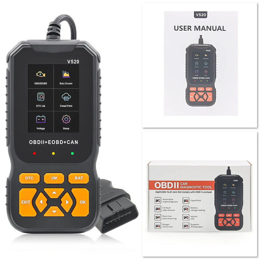 V520 OBD2 Car Diagnostic Scan Tool – micosource.com